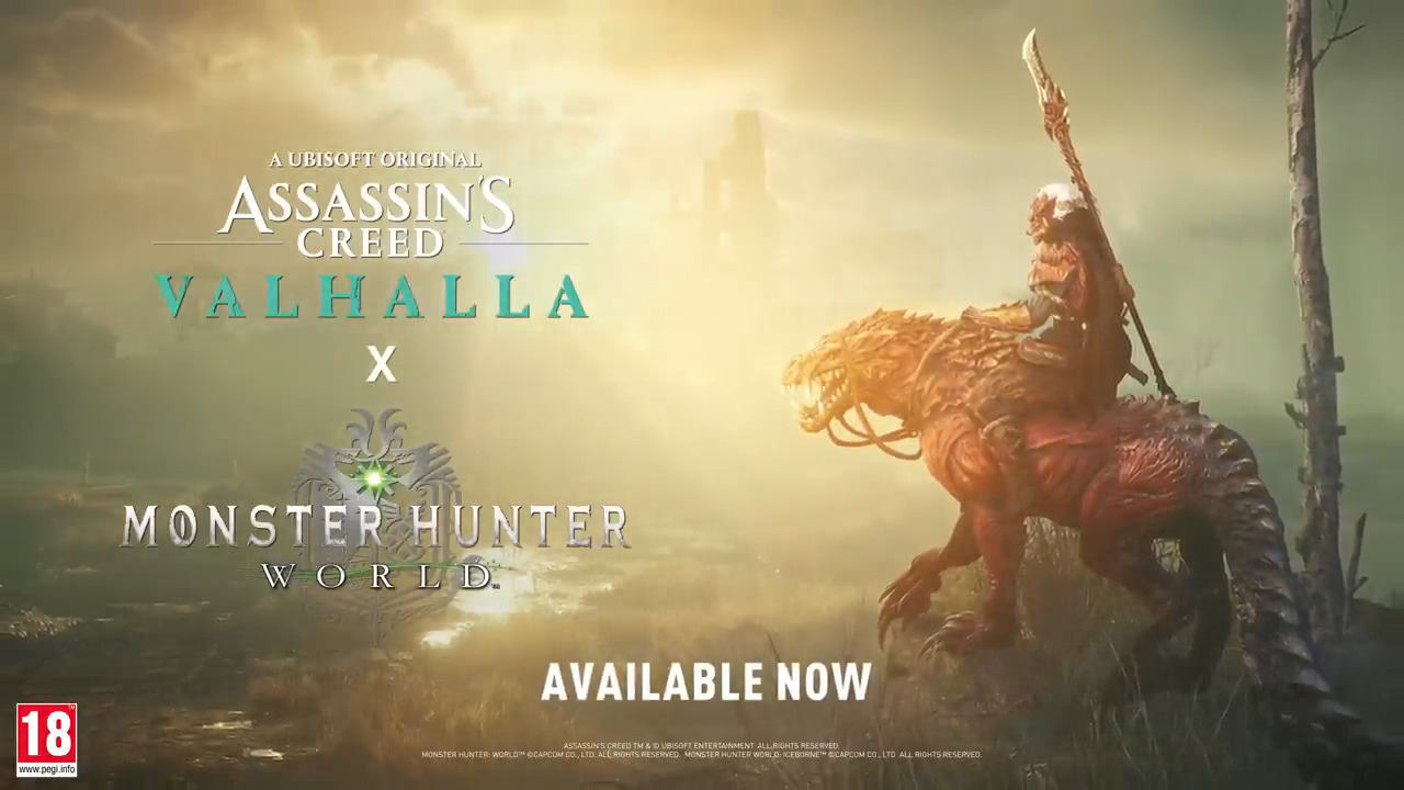 Monster Hunter: World влиза в Assassin’s Creed Valhalla - GplayTV